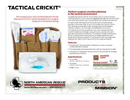 Tactical CricKit Product Information Sheet | North American Rescue