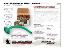 NAR Nasopharyngeal Airway - 28F (117 MM) - Pre-Lubricated - Product ...