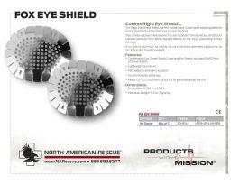 Fox Eye Shield Without Garter Product Information Sheet | North ...