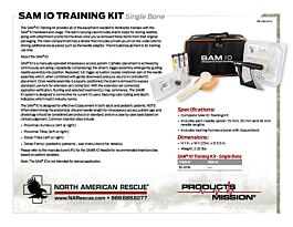 SAM IO Training Kit - Single Bone - Product Information Sheet | North American Rescue