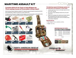 Maritime Assault Kit Product Information Sheet | North American Rescue