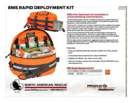 EMS Rapid Deployment Kit Product Information Sheet | North American Rescue