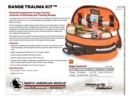 Range Trauma Kit Product Information Sheet | North American Rescue