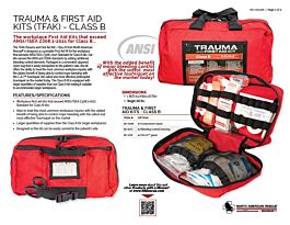 Trauma and First Aid Kit - Class B Product Information Sheet | North ...