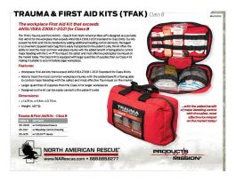 Trauma and First Aid Kit - Class B Product Information Sheet | North ...