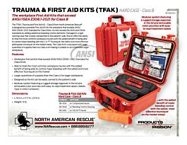 Trauma and First Aid Kit - Class B Product Information Sheet | North ...