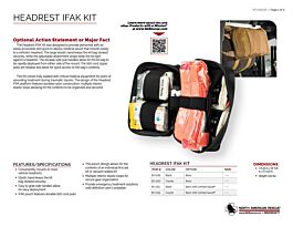 Headrest IFAK Kit - Product Information Sheet | North American Rescue