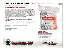 Trauma and First Aid Resupply Kit - Class A - Product Information Sheet ...