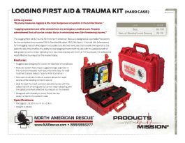 Logging First Aid & Trauma Kit - Hard Case - Product Information Sheet ...