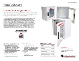 Metal Wall Case - Product Information Sheet | North American Rescue