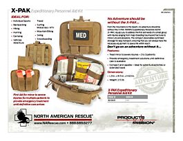 X-PAK Expeditionary Personnel Aid Kit Product Information Sheet | North ...