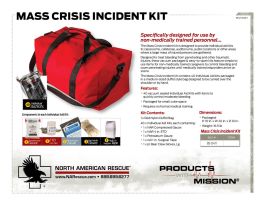 Mass Crisis Incident Kit Product Information Sheet | North American Rescue