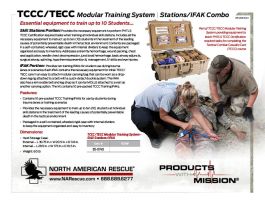 TCCC/ TECC TRAINING MODULE SKILLS/IFAK COMBO Product Information Sheet | North American Rescue