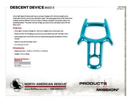Descent Device - MAGO 8 - Product Information Sheet | North American Rescue