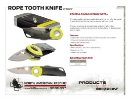 Edelrid Rope Tooth Knife - Product Information Sheet | North American ...