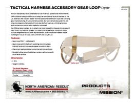 Tactical Harness Accessory Gear Loop - Coyote - Product Information ...