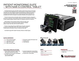 Patient Monitoring Suite - With NAR-S Control Tablet - Product ...