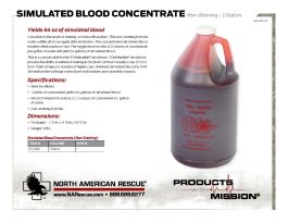 Simulated Blood Concentrate (Non-staining) - 1 Gallon - Product ...