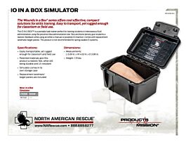 IO in a Box Simulator - Product Information Sheet | North American Rescue