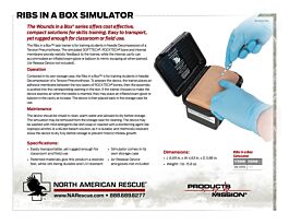 Ribs in a Box Simulator - Product Information Sheet | North American Rescue