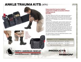 Ankle Trauma Kits & Holster Product Information Sheet | North American ...