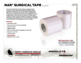 NAR Surgical Tape - Product Information Sheet | North American Rescue