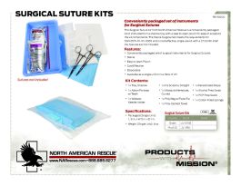 Surgical Suture Kit Product Information Sheet | North American Rescue