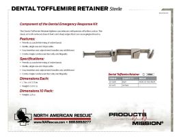 Dental Tofflemire Retainer - Product Information Sheet | North American ...