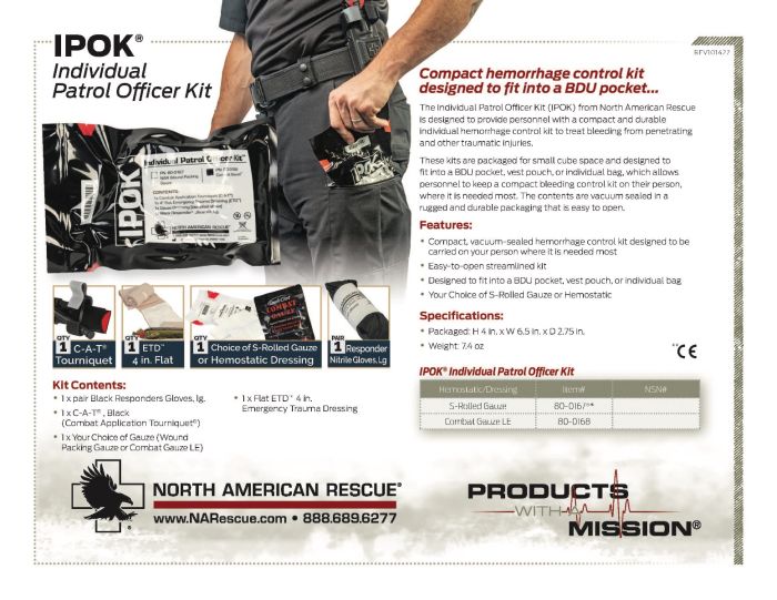 IPOK Product Information Sheet | North American Rescue