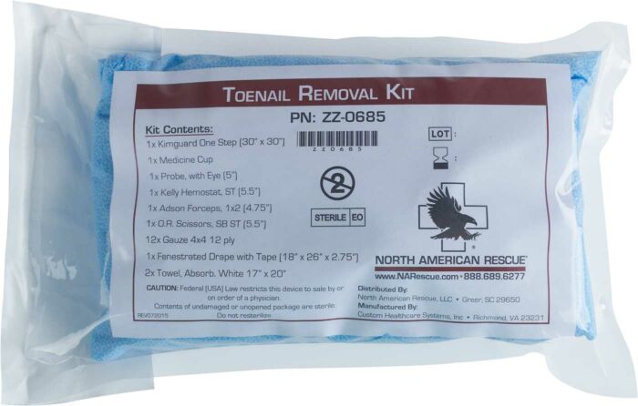Toenail Removal Kit - Minor Injuries | North American Rescue