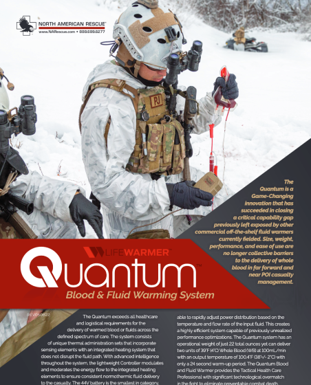 Quantum Blood & Fluid Warming System - Military Brochure | North ...