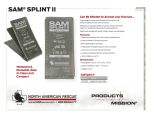 SAM Splint II - Immobilization | North American Rescue